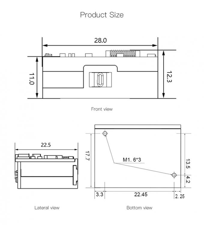 Android 5.1 PDA Ccd Scanner Module , Portable Barcode Reader Module Embedded scan engine
