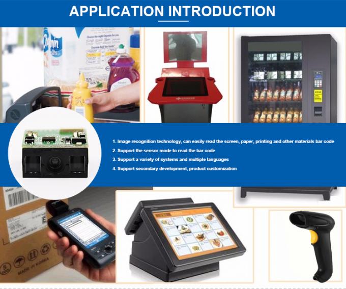 32 Bit CPU Oem Barcode Module , 1D CCD Barcode Scanner Module USB TTL ...
