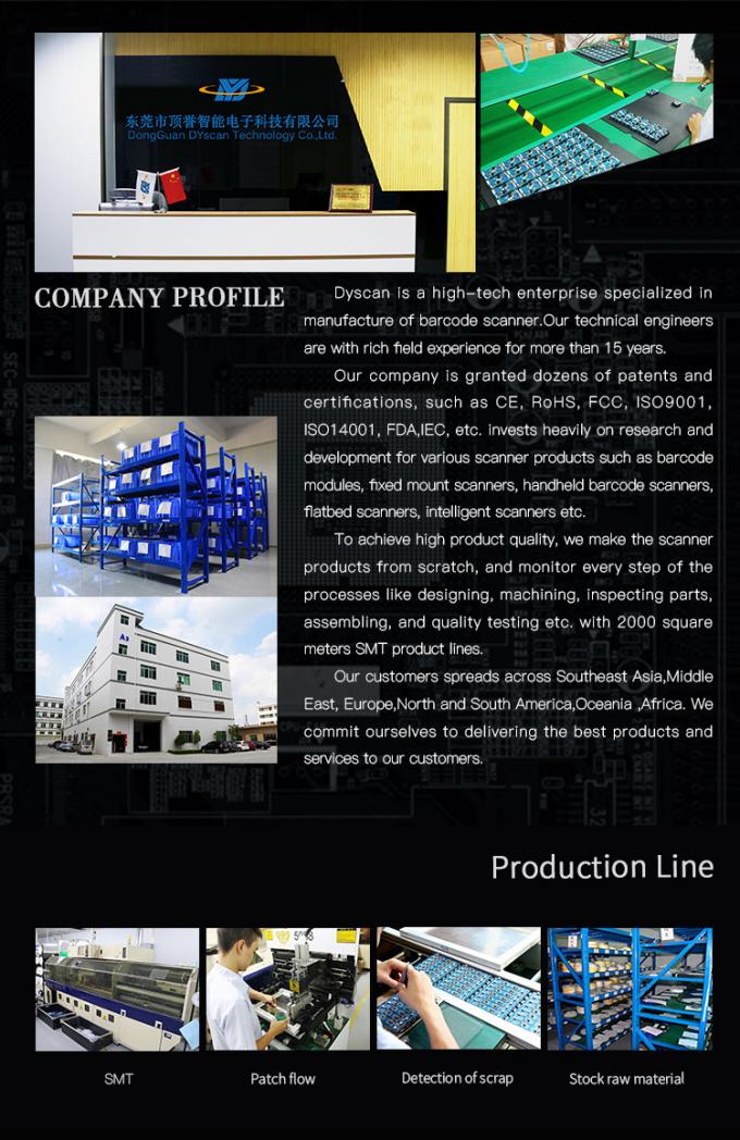 32 Bit CPU Barcode Scan Engine 2D CMOS / Code Scanning Support Multiple ...