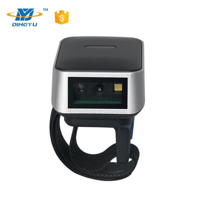 Mini Wearable Barcode Scanner , 2d Cmos Bluetooth Finger Barcode ...