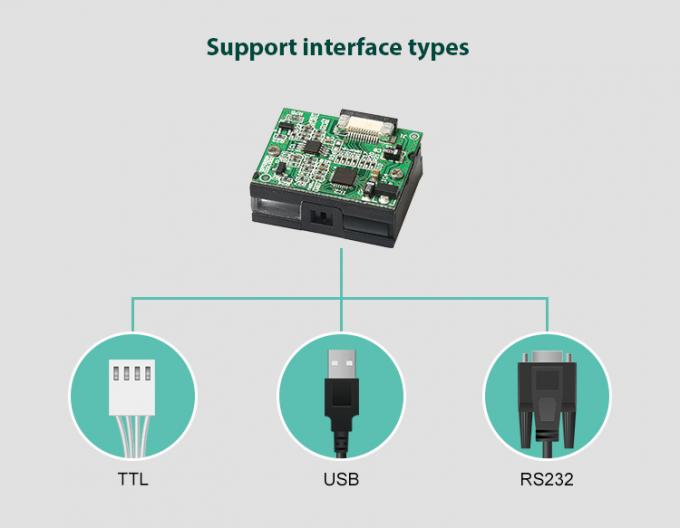1D CCD 300times/s TTL Arduino Barcode Scanner Module