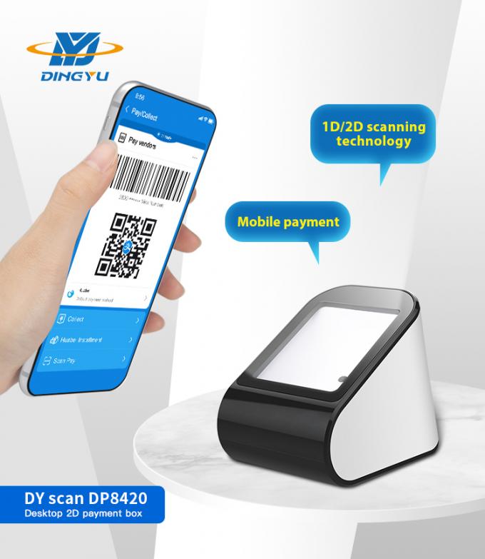 Tabletop USB RS232 Pos Barcode Scanner For NFC Mobile Payment