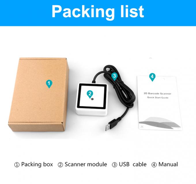 OEM 2D QR Code Scanner Embedded Apparat Kiosk Barcode Scanner Module