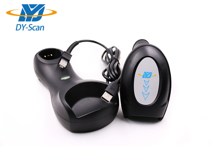 Pedestal 2.4G Handheld Barcode Reader , 1D 3 Mil Resolution Universal ...