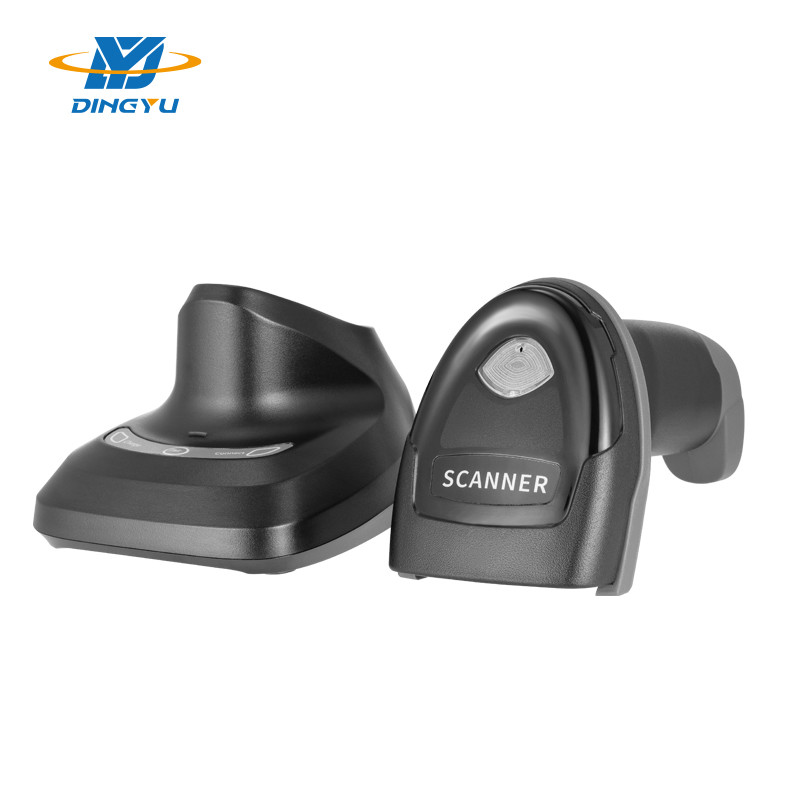 High Speed Cordless Handheld Barcode Scanner With Charging Cradle 3 In ...