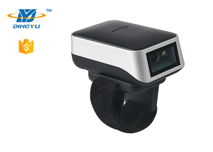 Wearable 2D Finger Ring Barcode Reader USB Wired 2.4G 450mAh